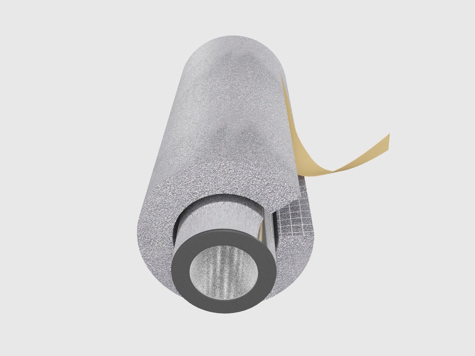 Pipe insulation 3D model | CGTrader