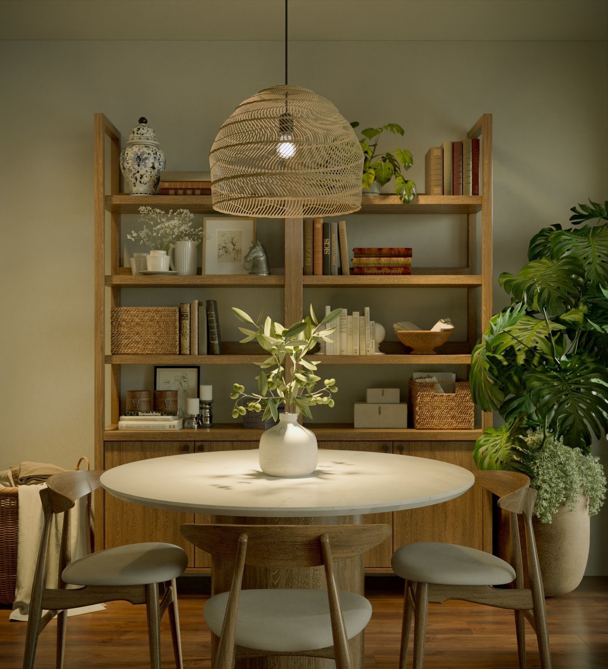 Scandinavian Midcentury Interior 3ds Max Corona Render 3D model | CGTrader