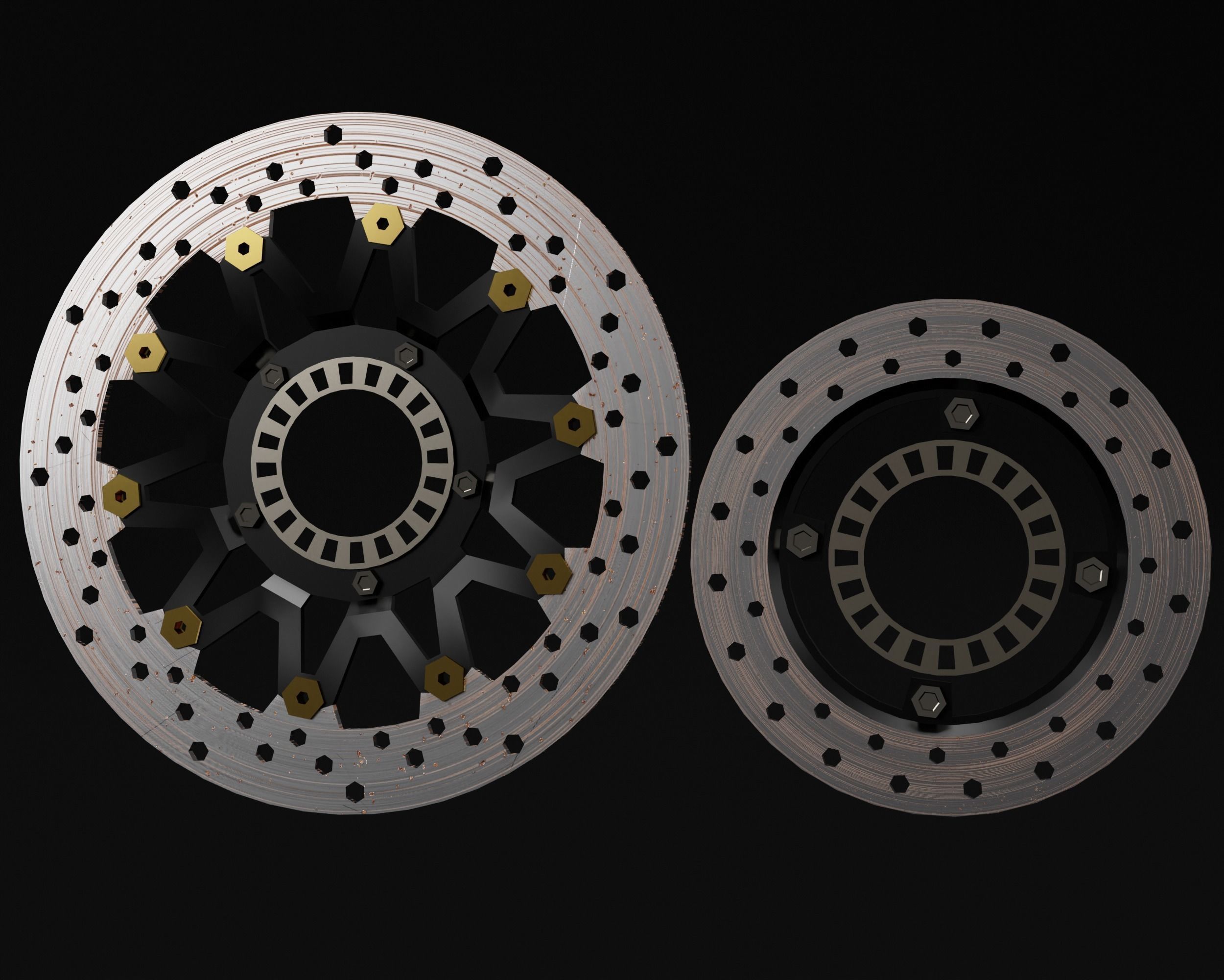 Motorcycle Brakes Kit free VR / AR / low-poly 3D model | CGTrader