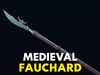 3D model Medieval Weapon Fauchard -PBR- Game Ready VR / AR / low-poly ...