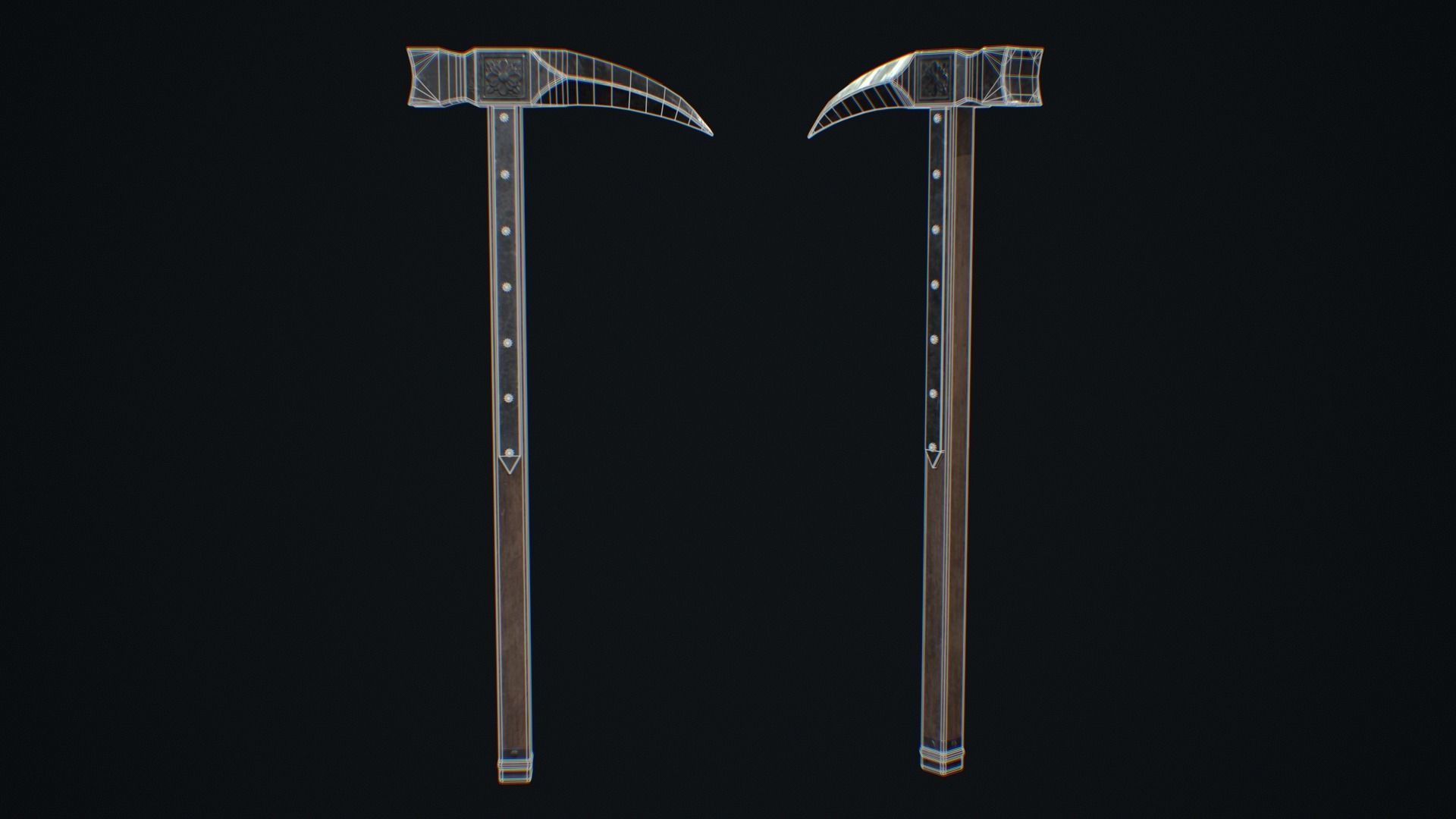 3D model Medieval Weapon War Hammer -PBR- Game Ready VR / AR / low-poly | CGTrader