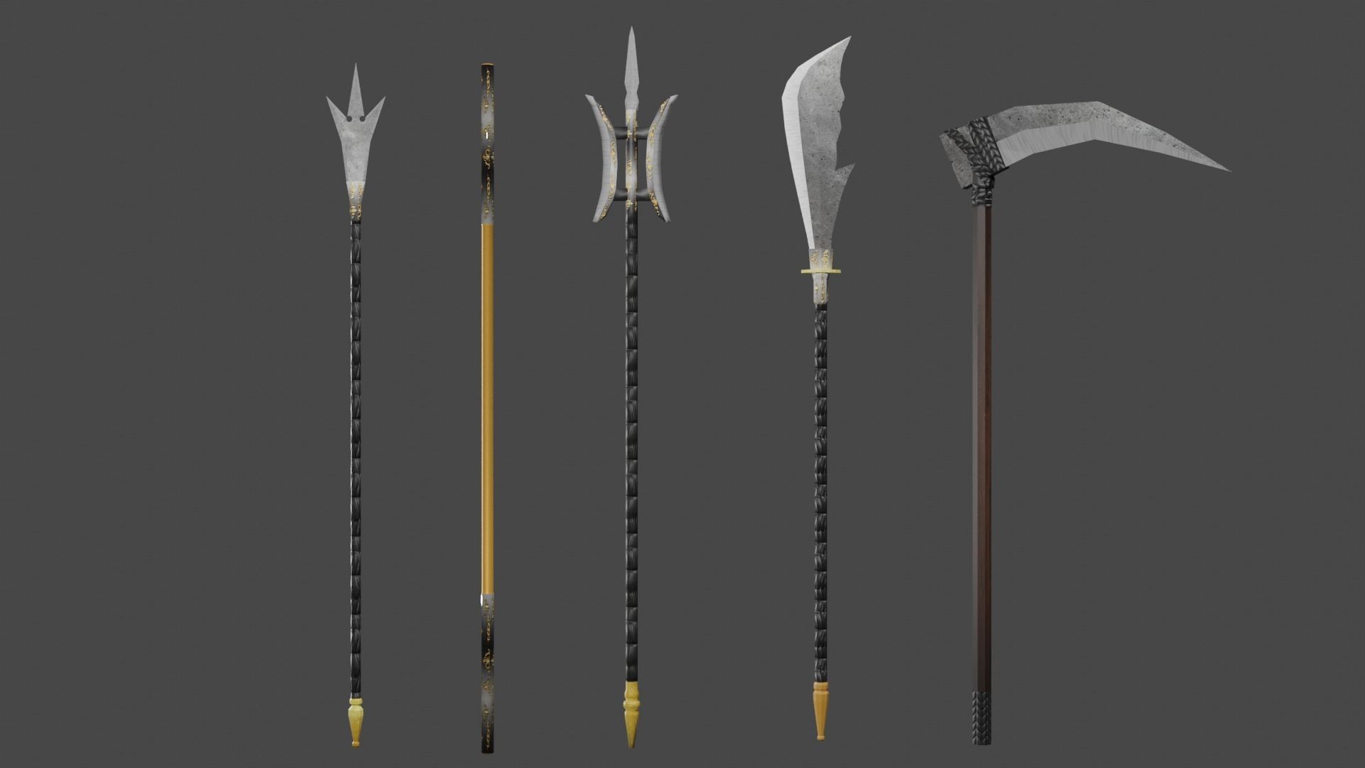 BasicWeaponPack weapons and tools free VR / AR / low-poly 3D model | CGTrader