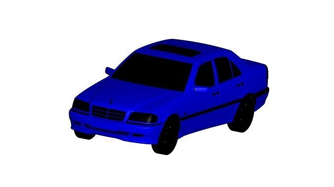 Mercedes Benz C-class 1999 3D model | CGTrader