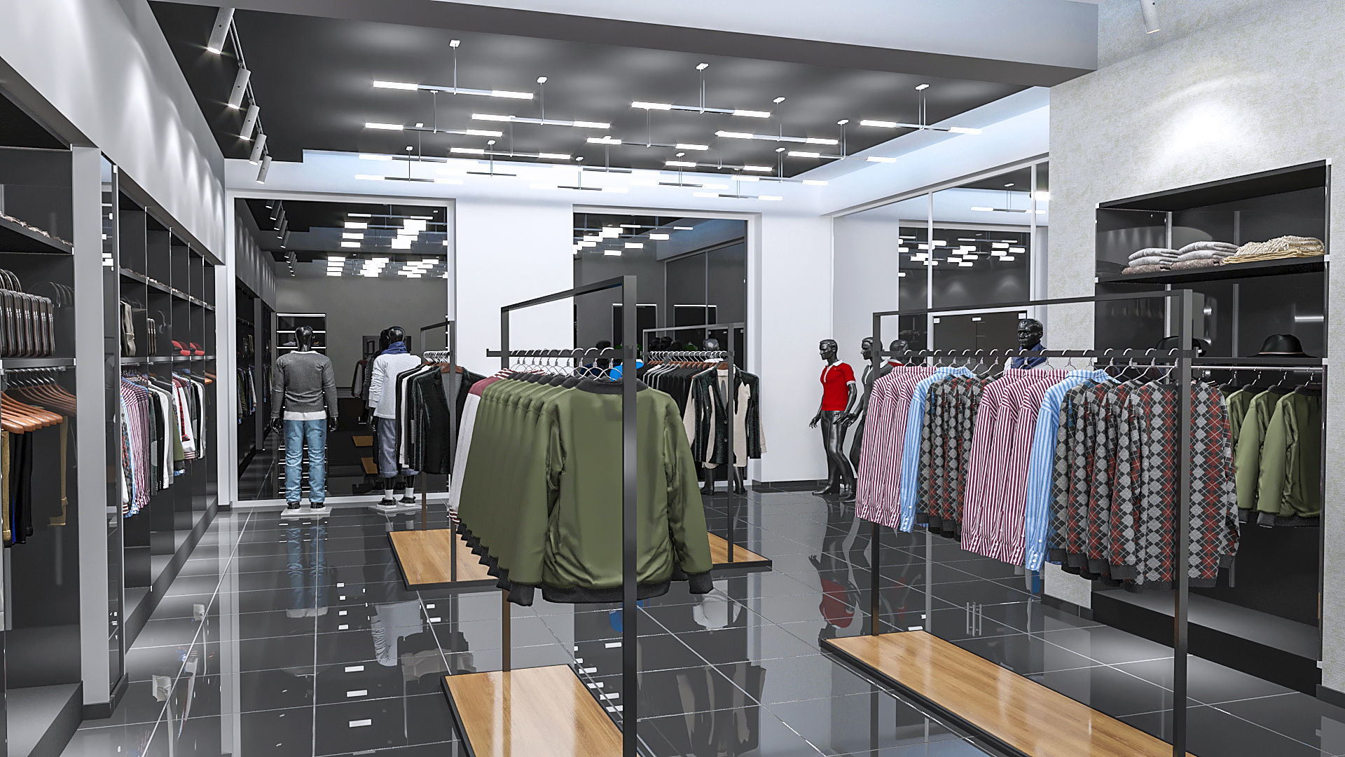 clothing store shop 2 3D model | CGTrader