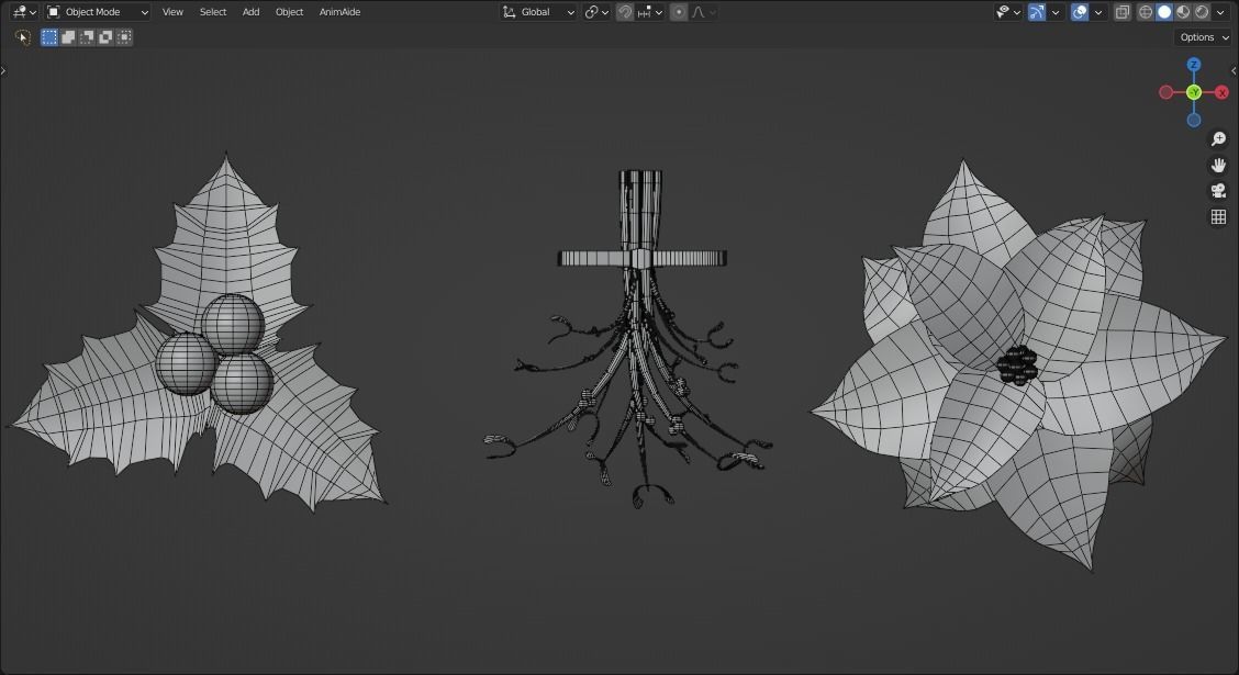 Christmas Mistletoes 3D model | CGTrader