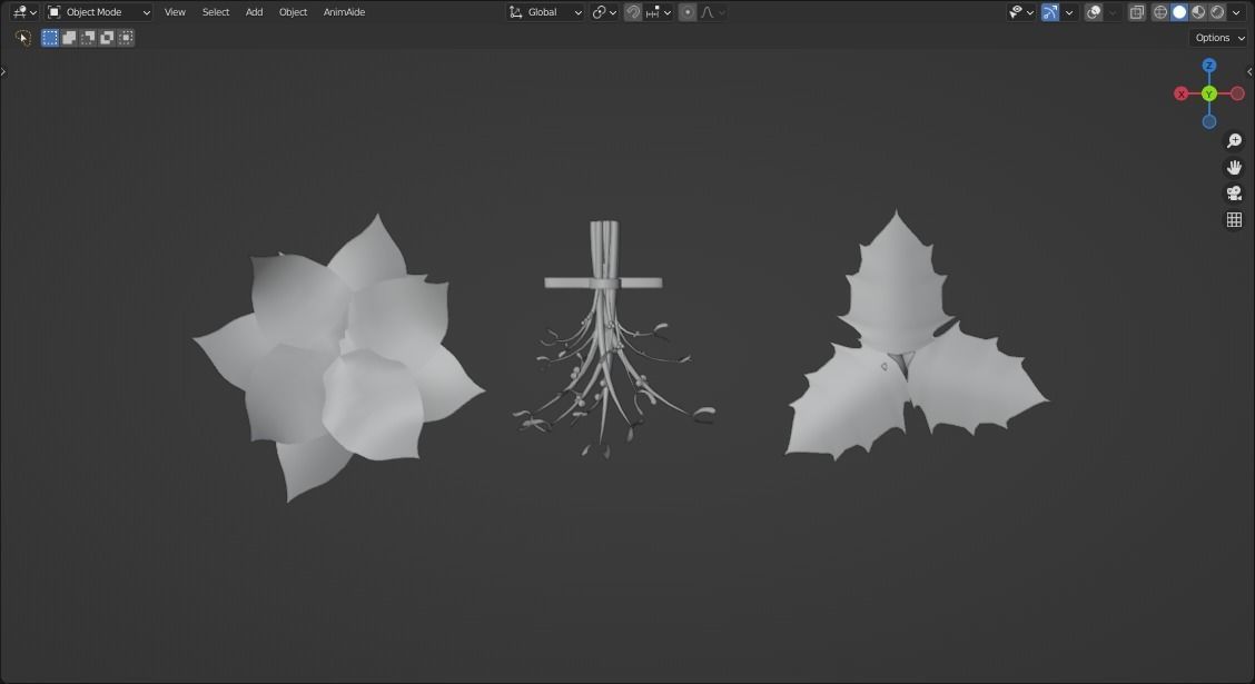 Christmas Mistletoes 3D model | CGTrader