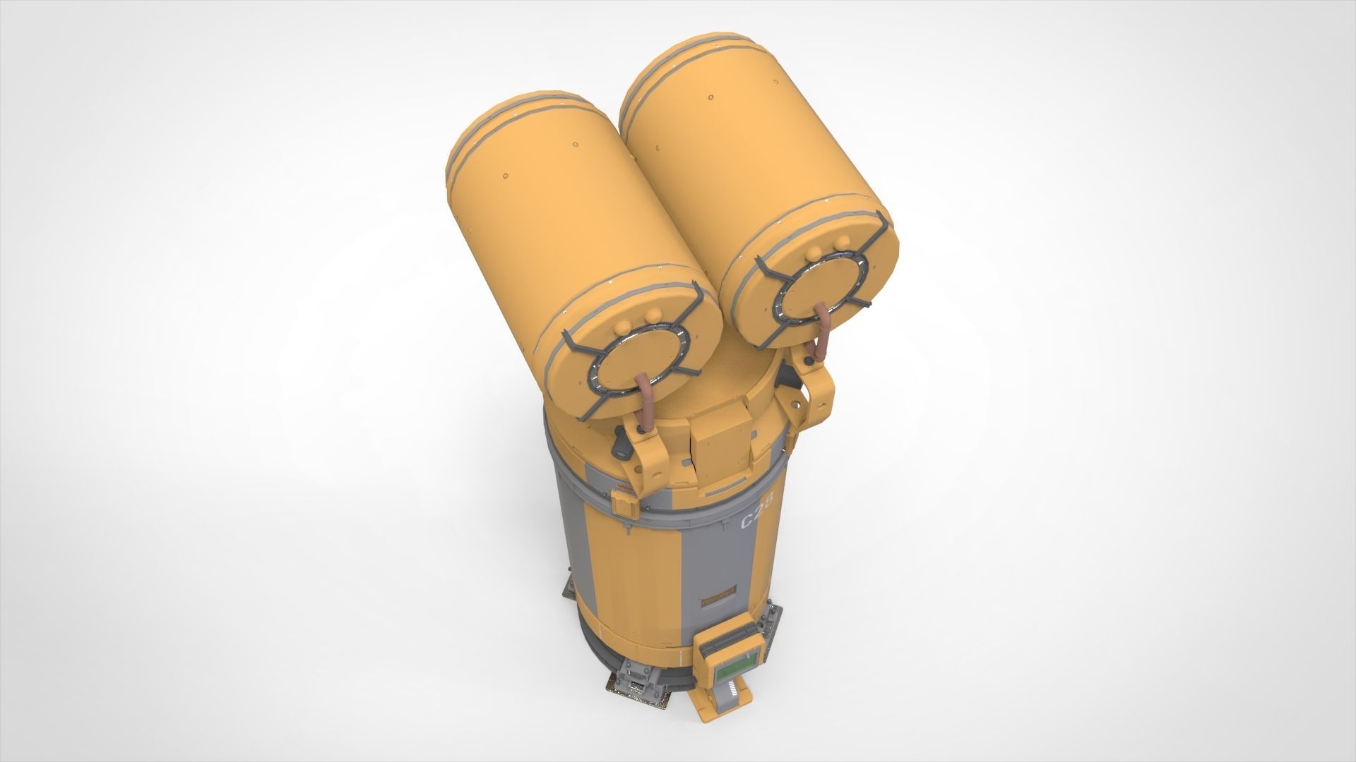 sci fi props 5 3D model | CGTrader