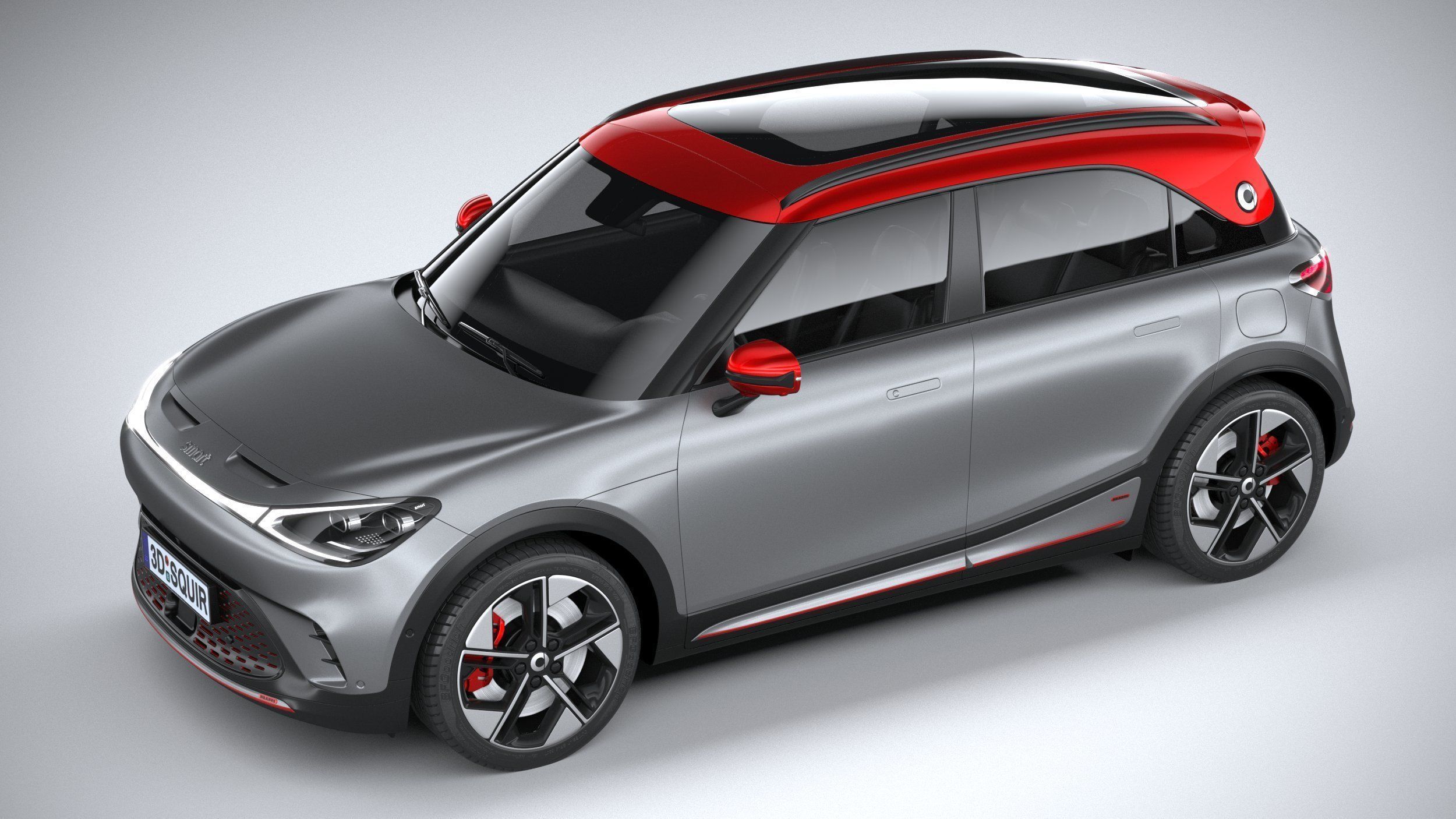 Smart 1 Brabus 2023 3D model | CGTrader