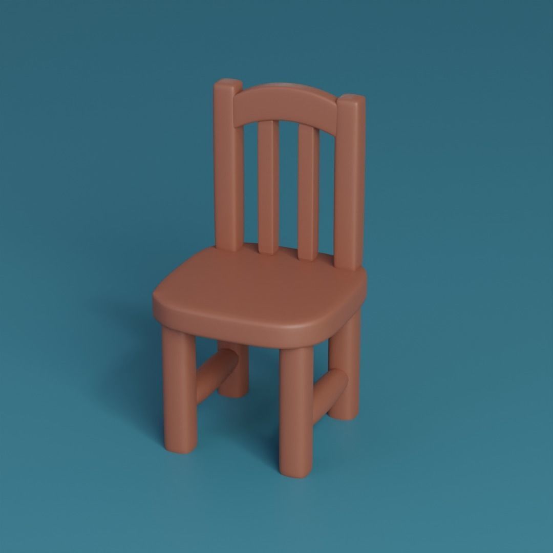 3D model Cartoon chairs VR / AR / low-poly | CGTrader