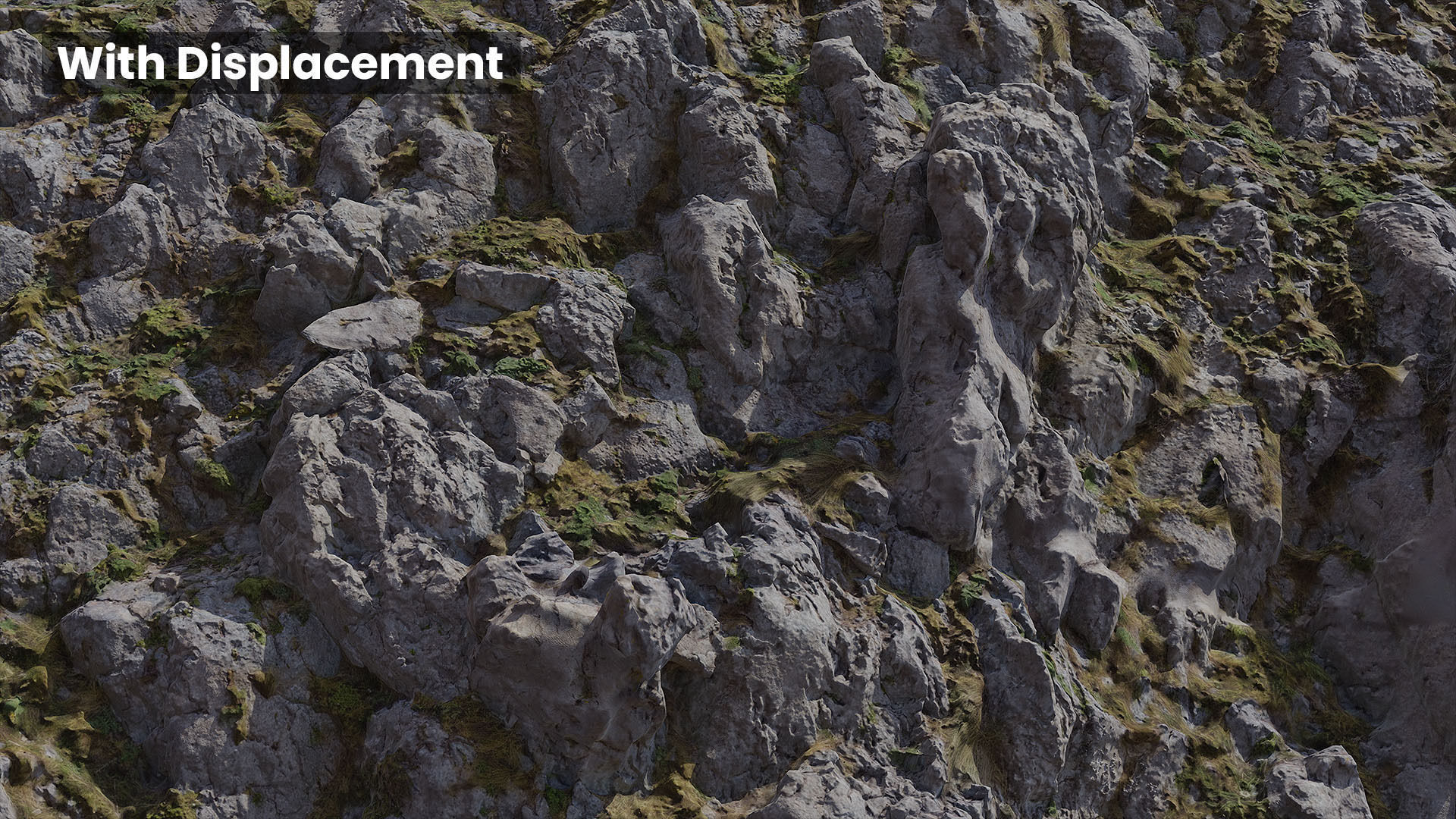 3D model Mountain Rock Slope PBR Scan VR / AR / low-poly | CGTrader