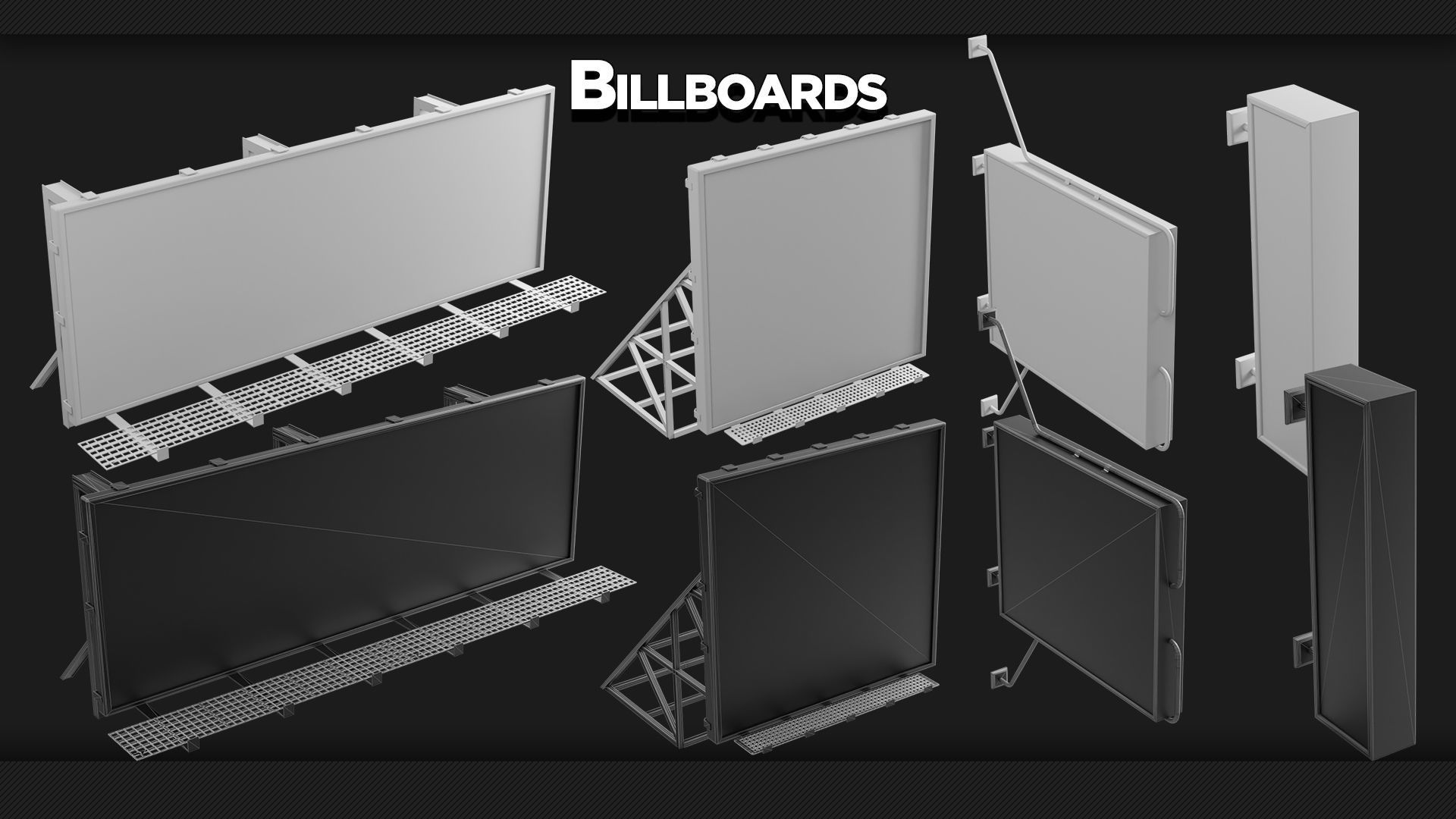 75 Building Props - KITBASH - VOL 06 3D model | CGTrader