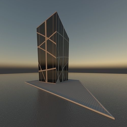 building on sea 3D model | CGTrader