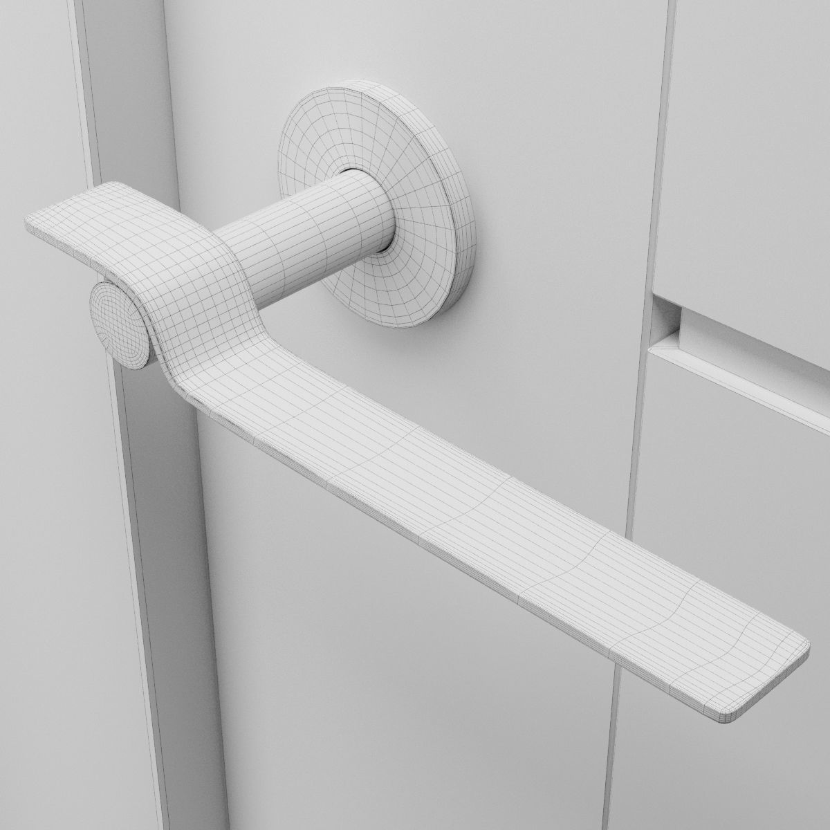 Door handles collection set 2 3D model | CGTrader
