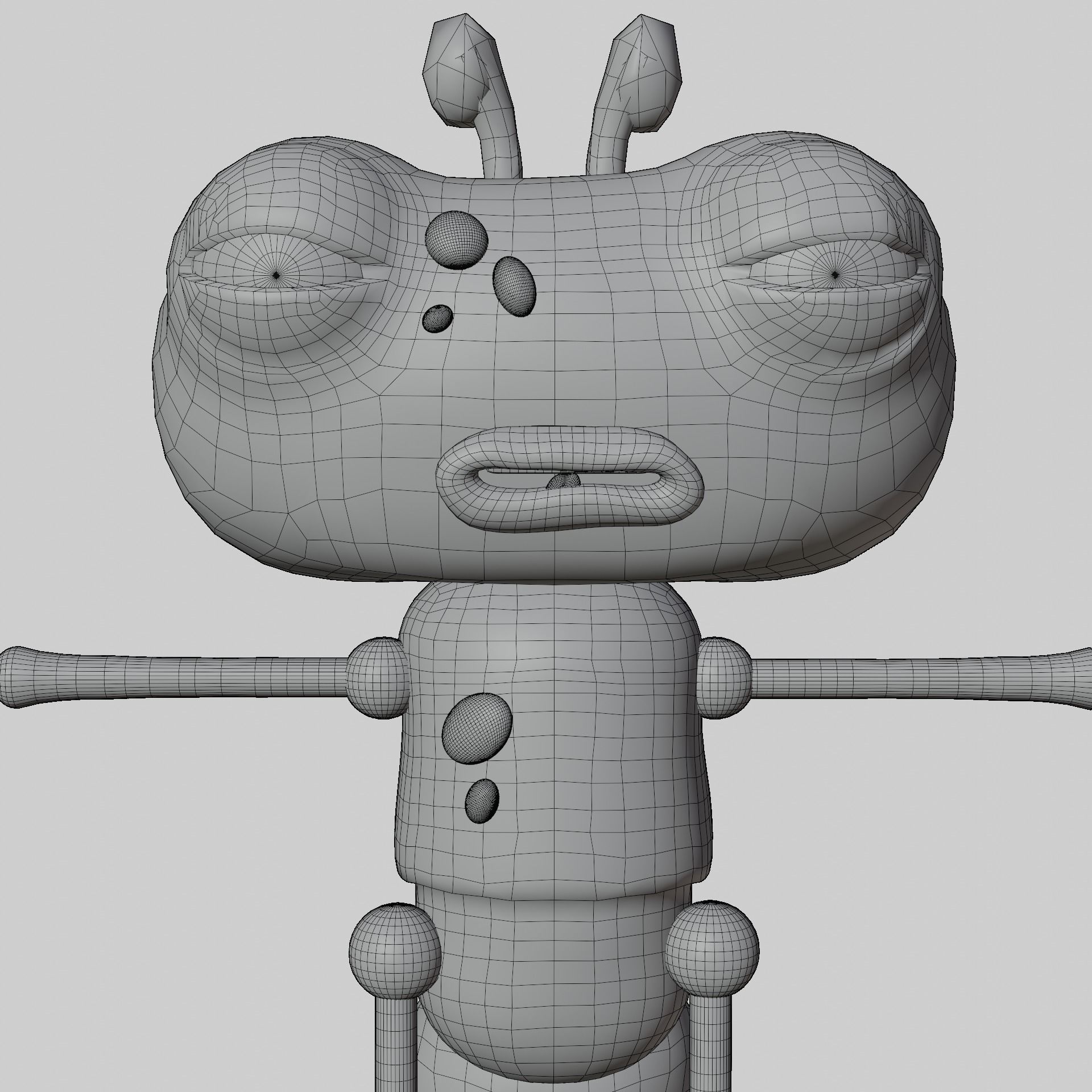 3D model Animated Character Marcus of the Ant World VR / AR / low-poly ...