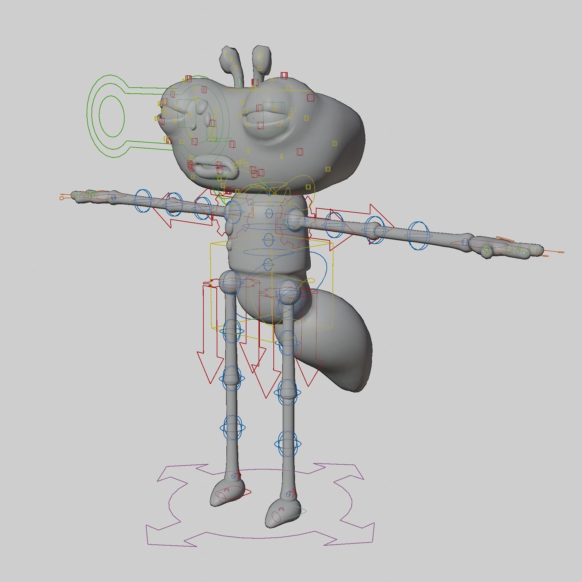 3D model Animated Character Marcus of the Ant World VR / AR / low-poly ...