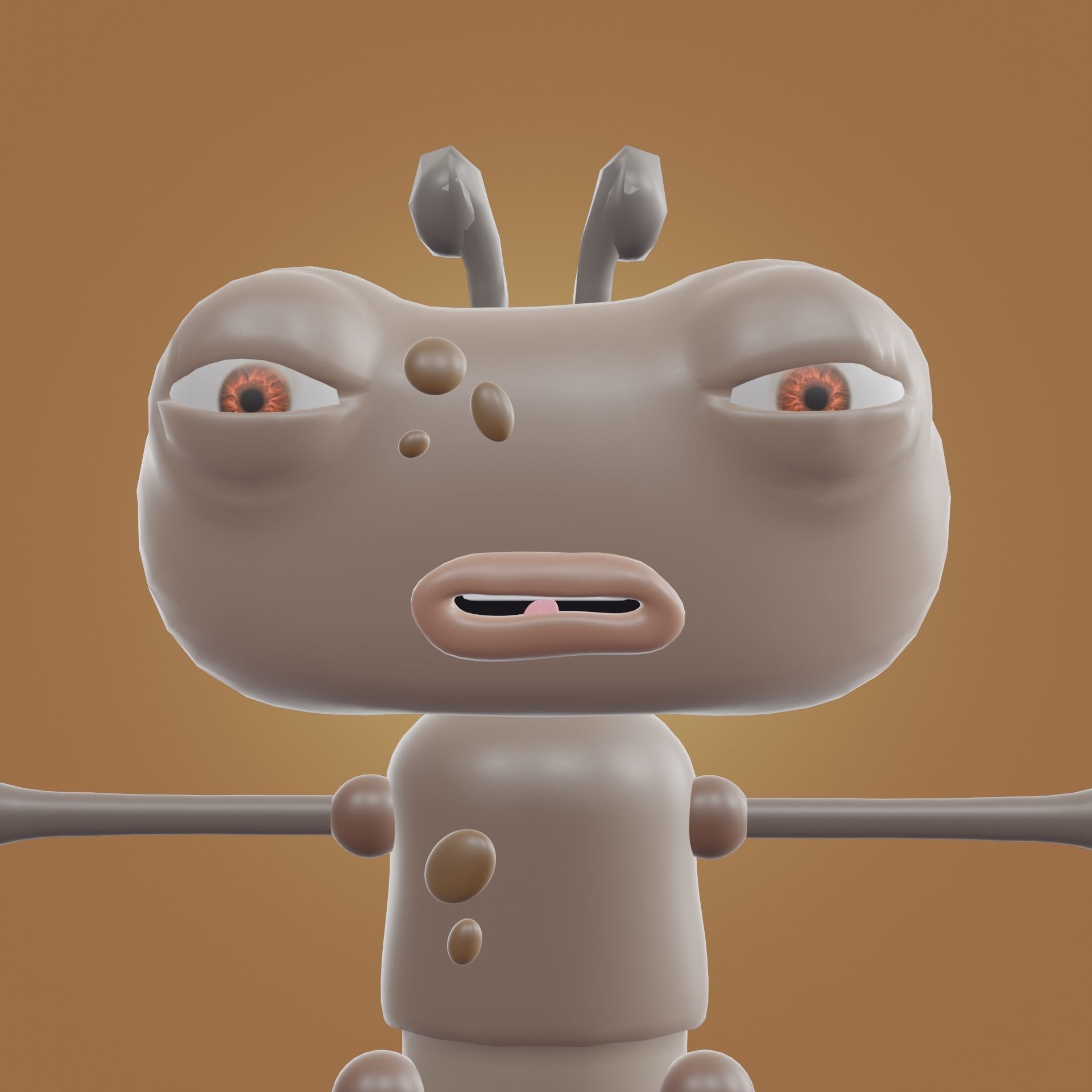 3D model Animated Character Marcus of the Ant World VR / AR / low-poly ...