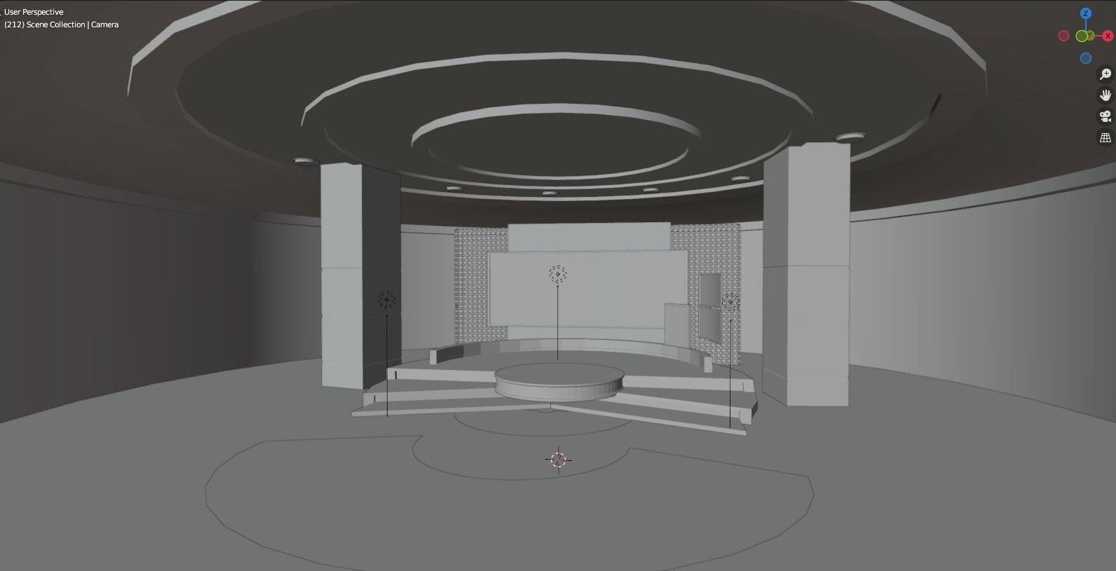 virtual stage 3D model | CGTrader