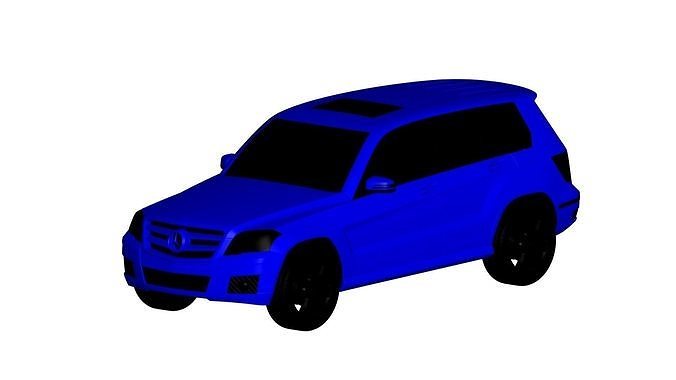 Mercedes Benz GLK 3D model | CGTrader