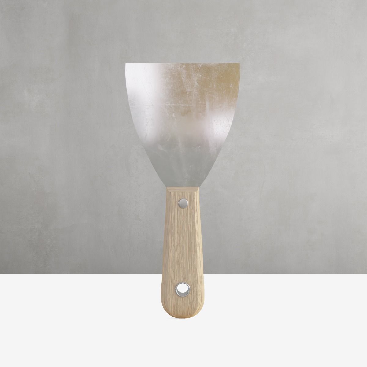 3D model Wooden Spatula for Putty VR / AR / low-poly | CGTrader