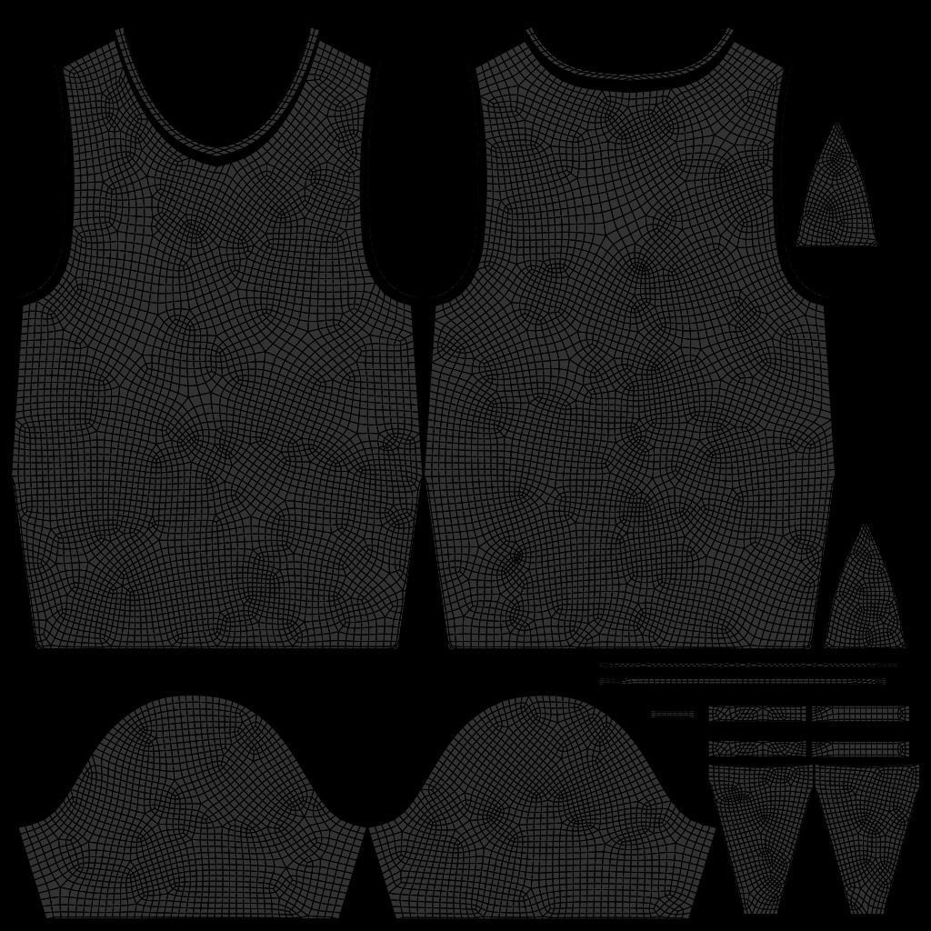 Swimsuit Collection - Underwear Set and Net Shirt Dress Outfit VR / AR ...