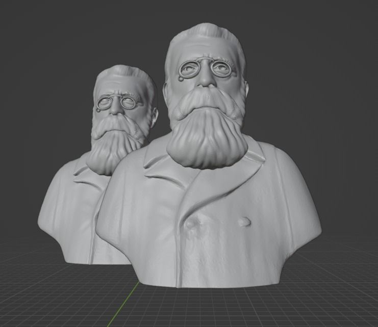 Auguste Rodin 3D model 3D printable | CGTrader