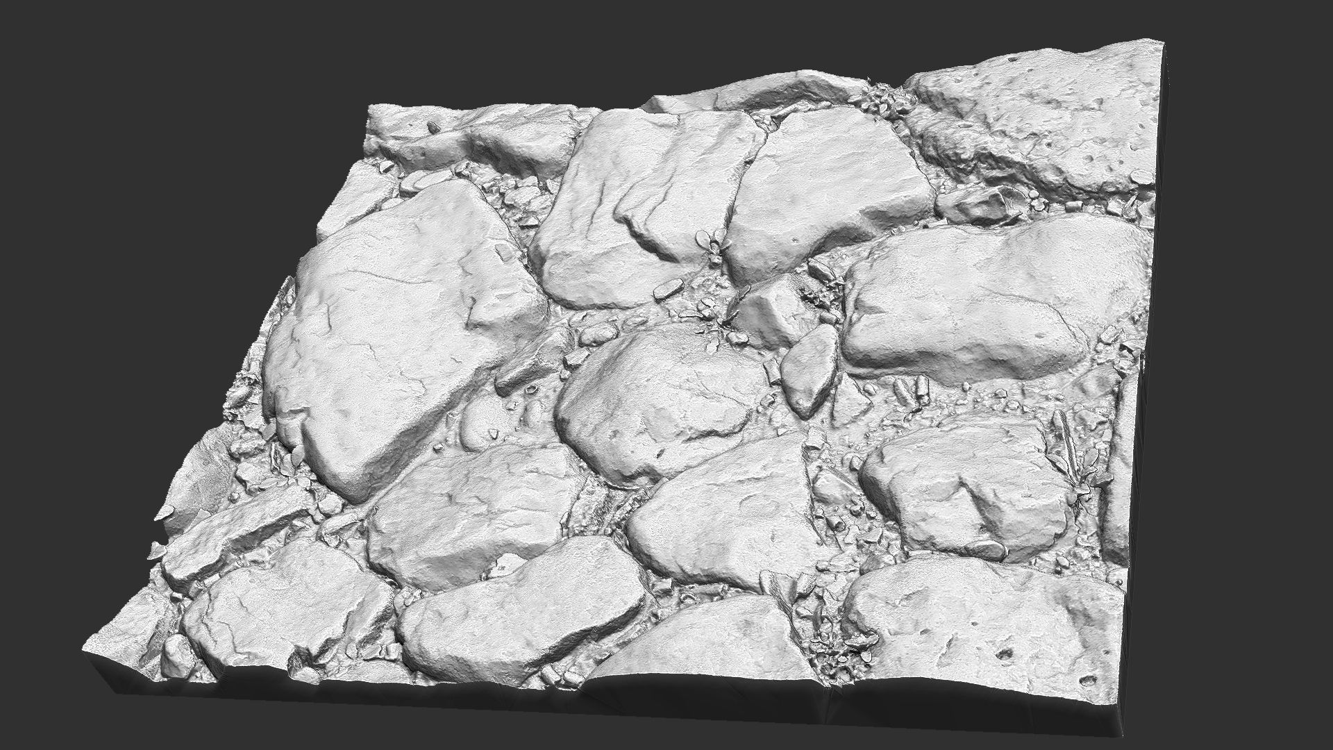 3D Scan stone ground 3D model | CGTrader