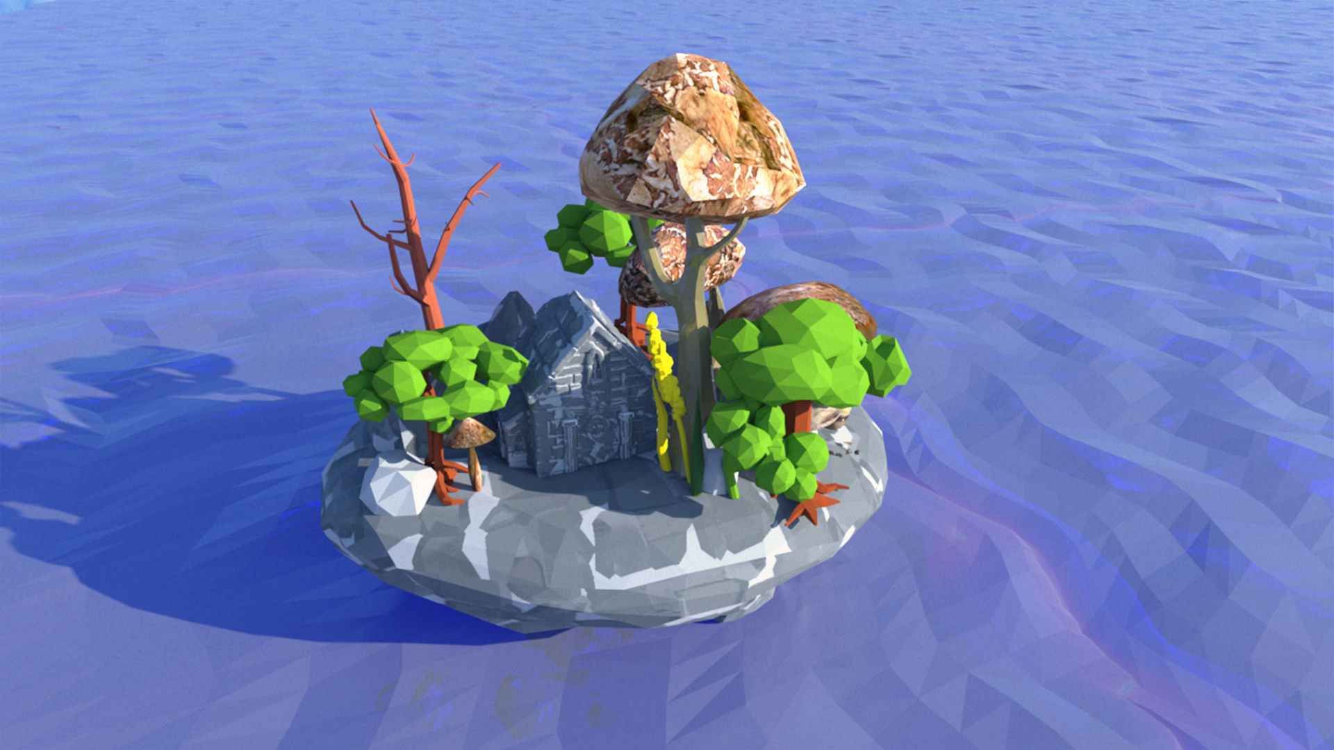 Magic Island 3D model | CGTrader