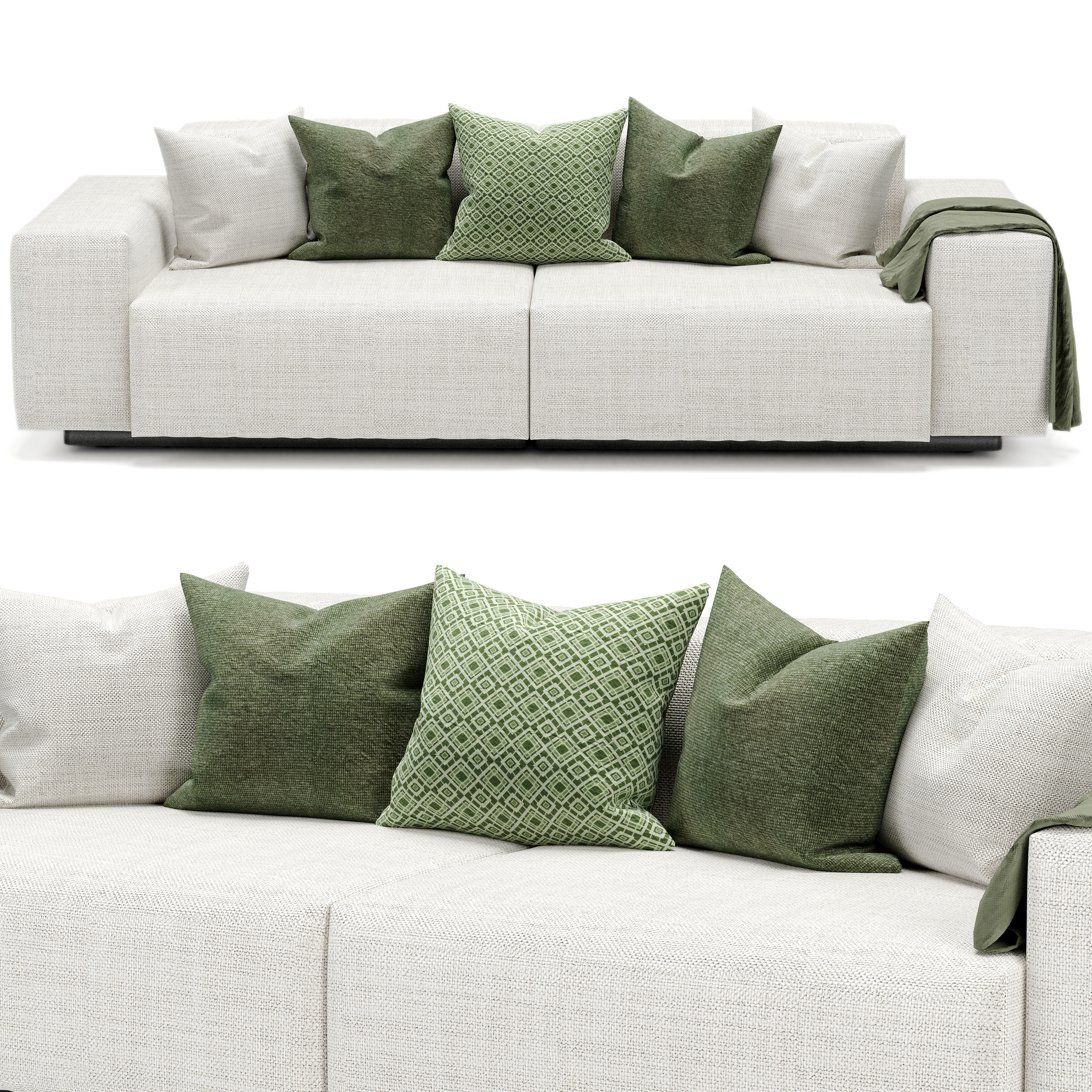 Vitra Soft Modular Sofa Collection | CGTrader