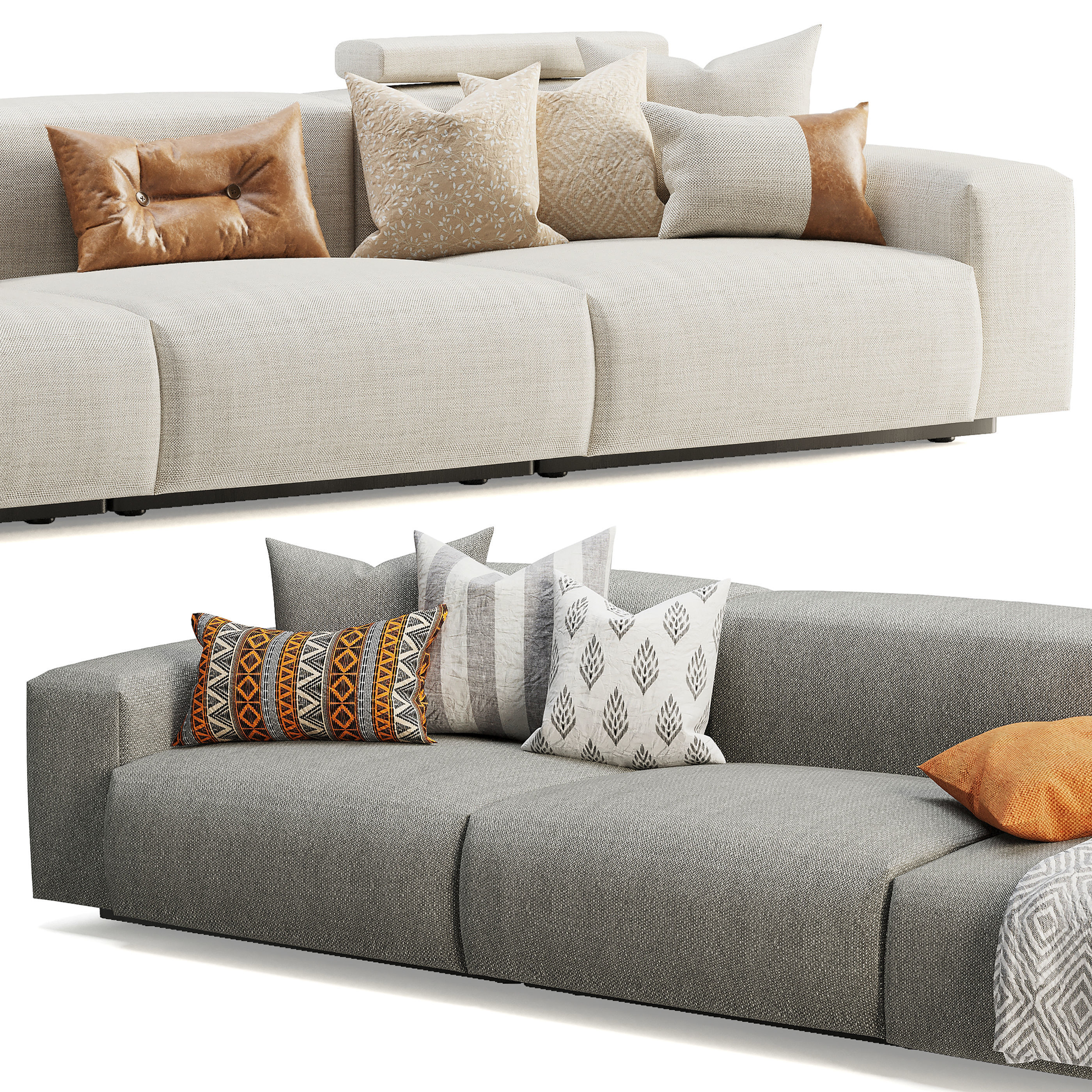 Vitra Soft Modular Sofa Collection | CGTrader