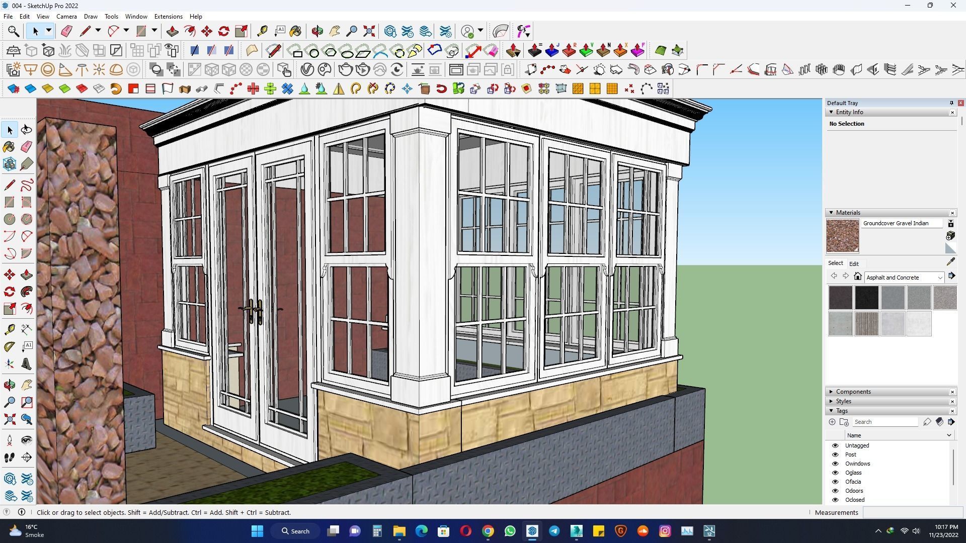 Roof top landscape design with conservatory 3d model 3D model | CGTrader