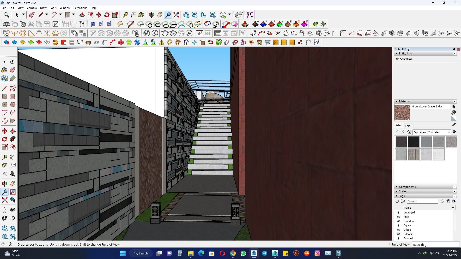 Roof top landscape design with conservatory 3d model 3D model | CGTrader