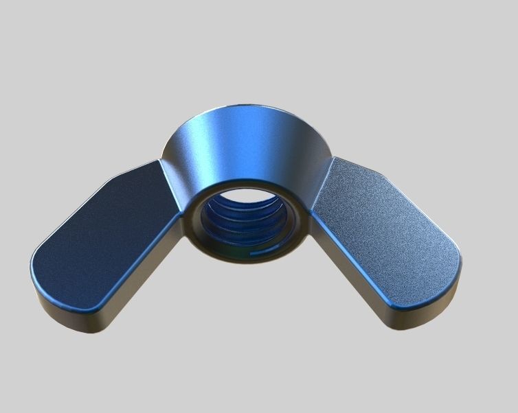 M5 Wing Nuts 3D model 3D printable | CGTrader