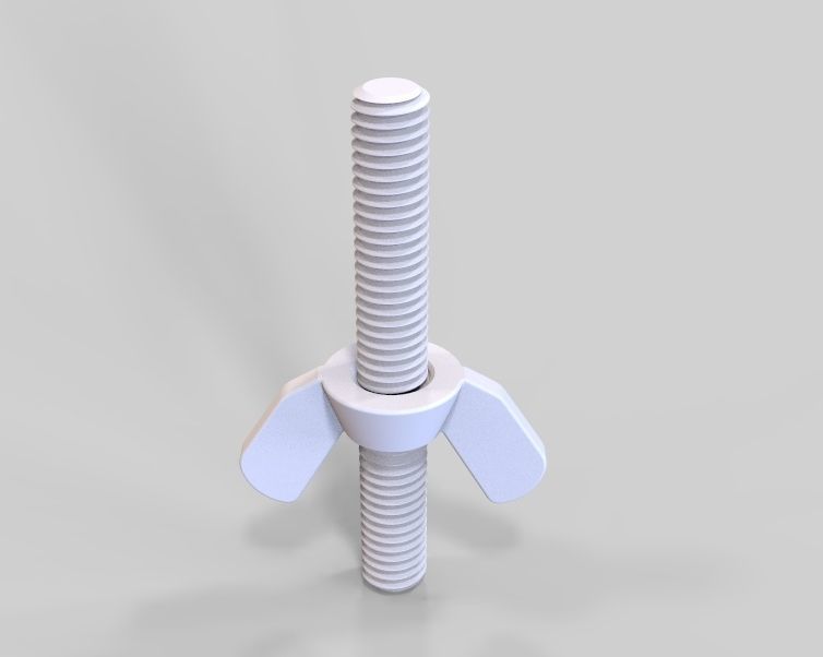 M5 Wing Nuts 3D model 3D printable | CGTrader