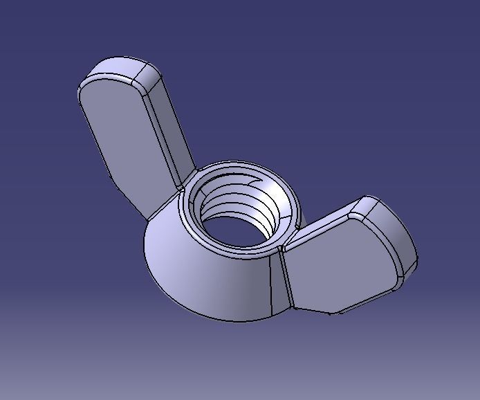 M5 Wing Nuts 3D model 3D printable | CGTrader