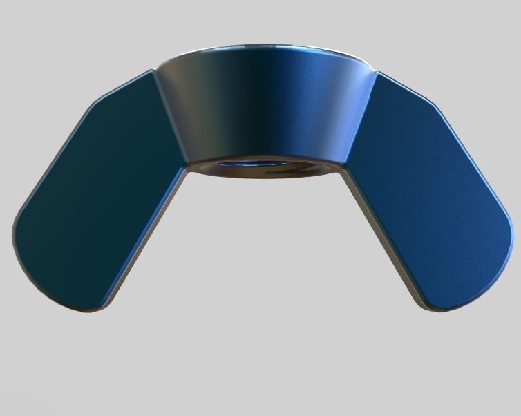 M5 Wing Nuts 3D model 3D printable | CGTrader