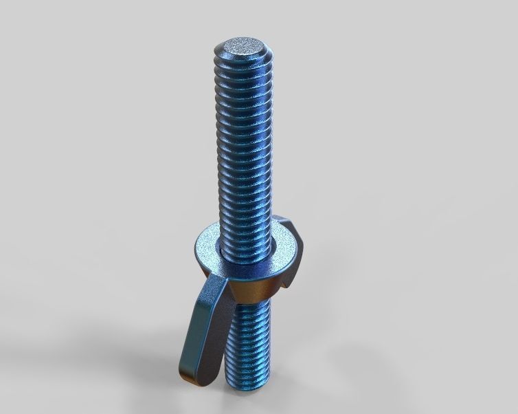 M5 Wing Nuts 3D model 3D printable | CGTrader