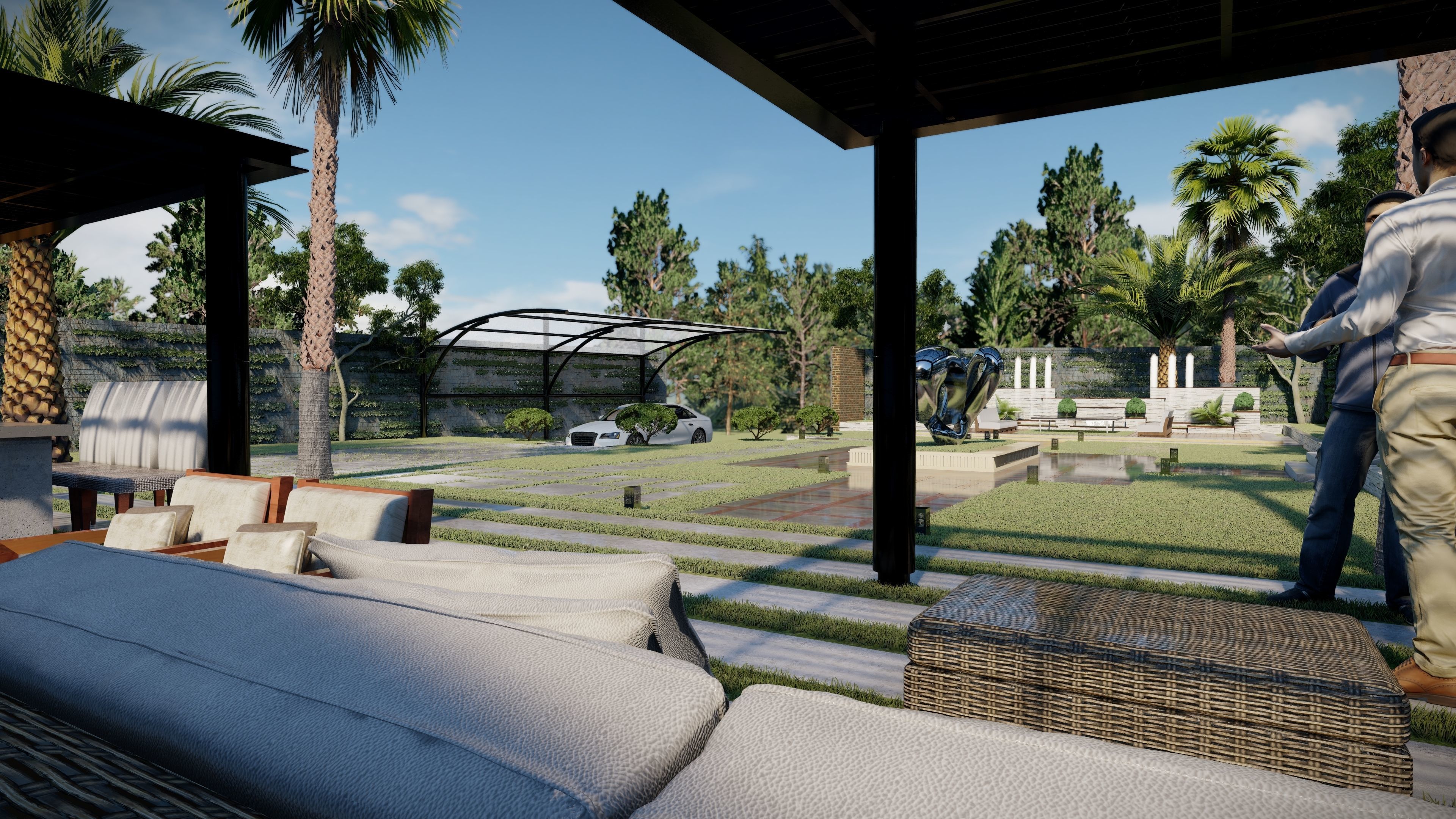 Landscape design 3d model and render in lumion 3D model | CGTrader