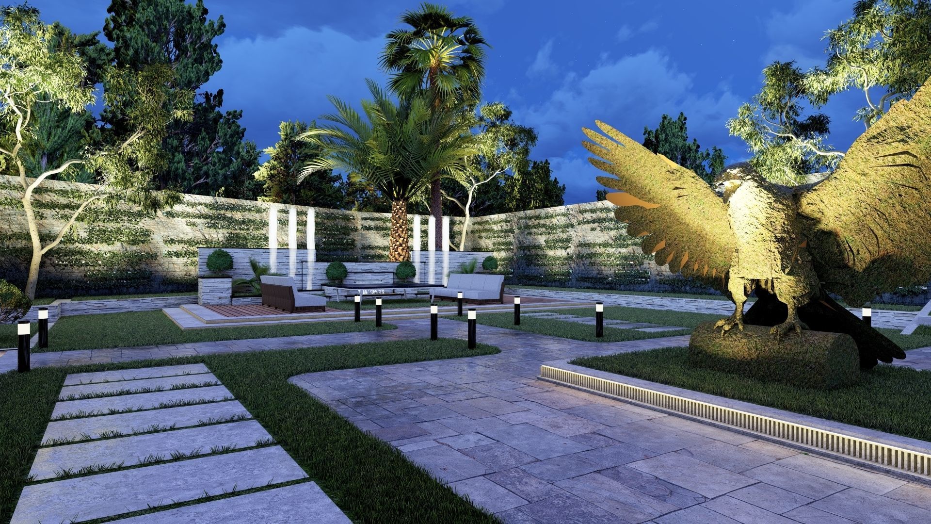 Landscape design 3d model and render in lumion 3D model | CGTrader