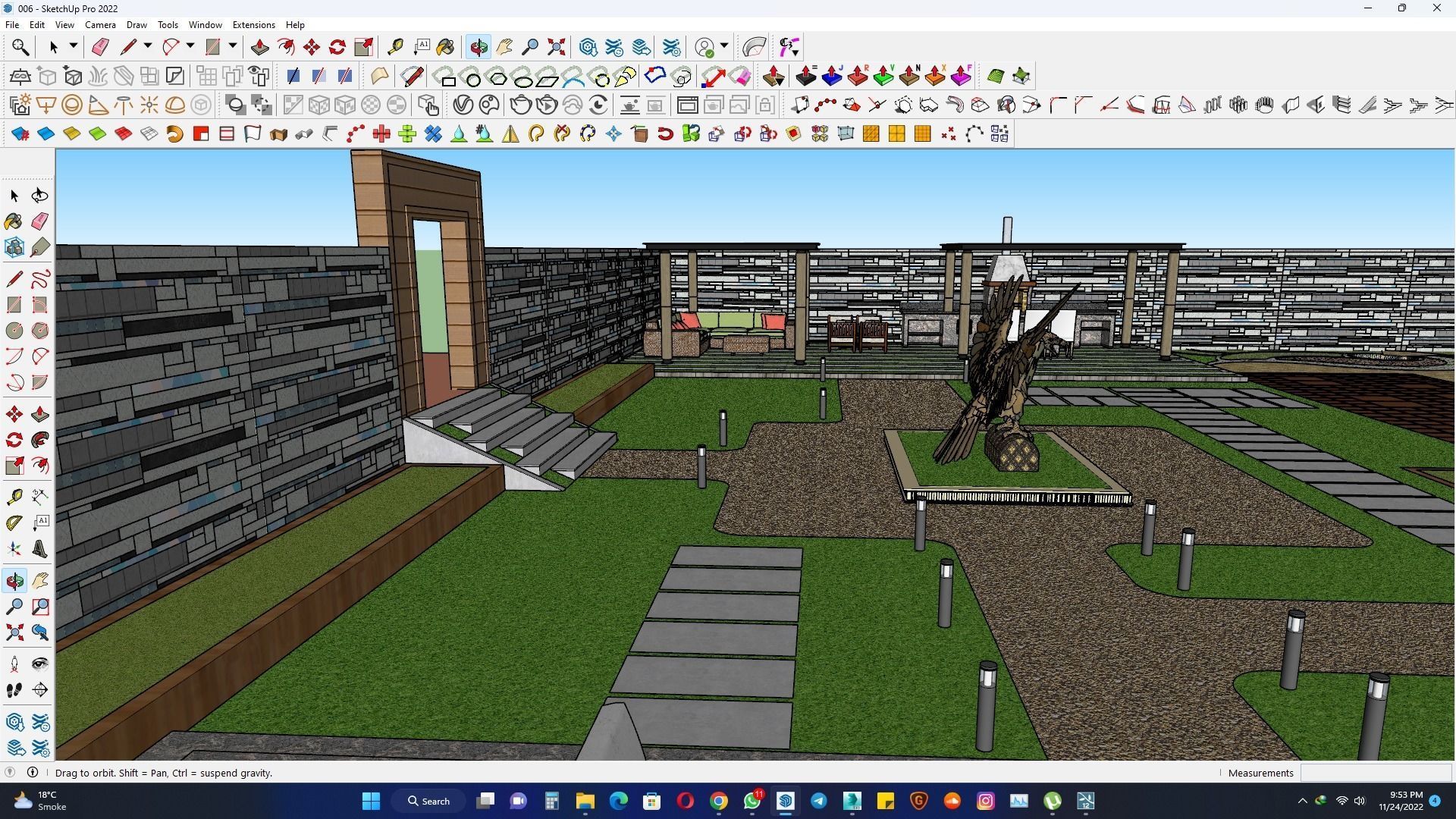 Landscape design 3d model and render in lumion 3D model | CGTrader