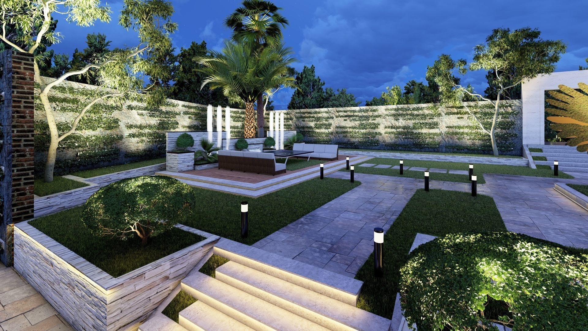 Landscape design 3d model and render in lumion 3D model | CGTrader