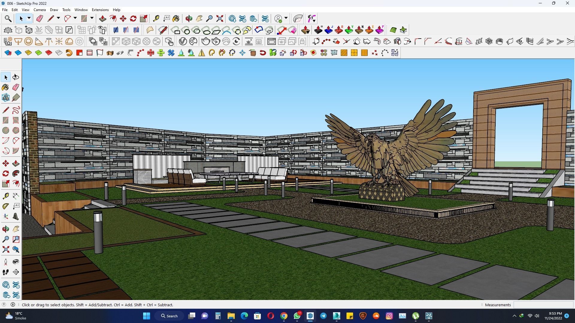 Landscape design 3d model and render in lumion 3D model | CGTrader