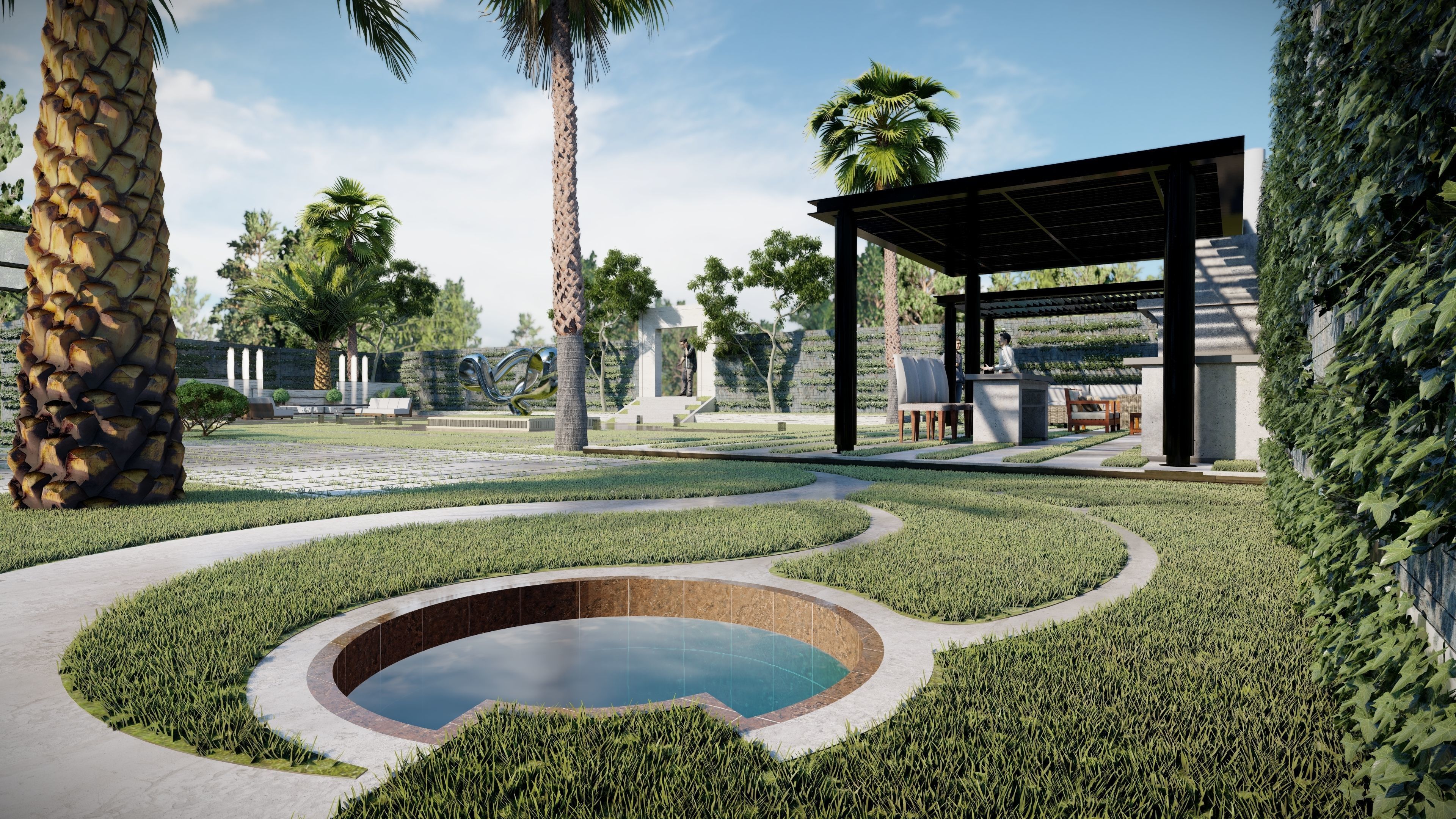 Landscape design 3d model and render in lumion 3D model | CGTrader