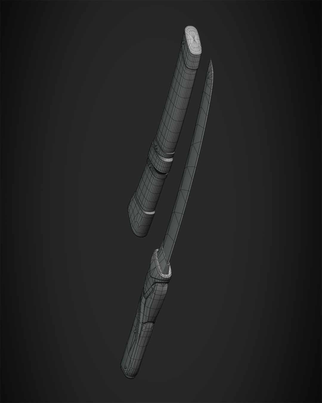 Overwatch 2 Genji Tanto 3D print model 3D model 3D printable | CGTrader