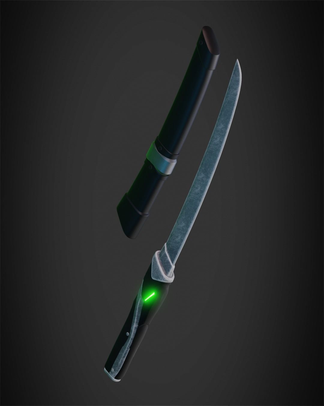 Overwatch 2 Genji Tanto 3D print model 3D model 3D printable | CGTrader