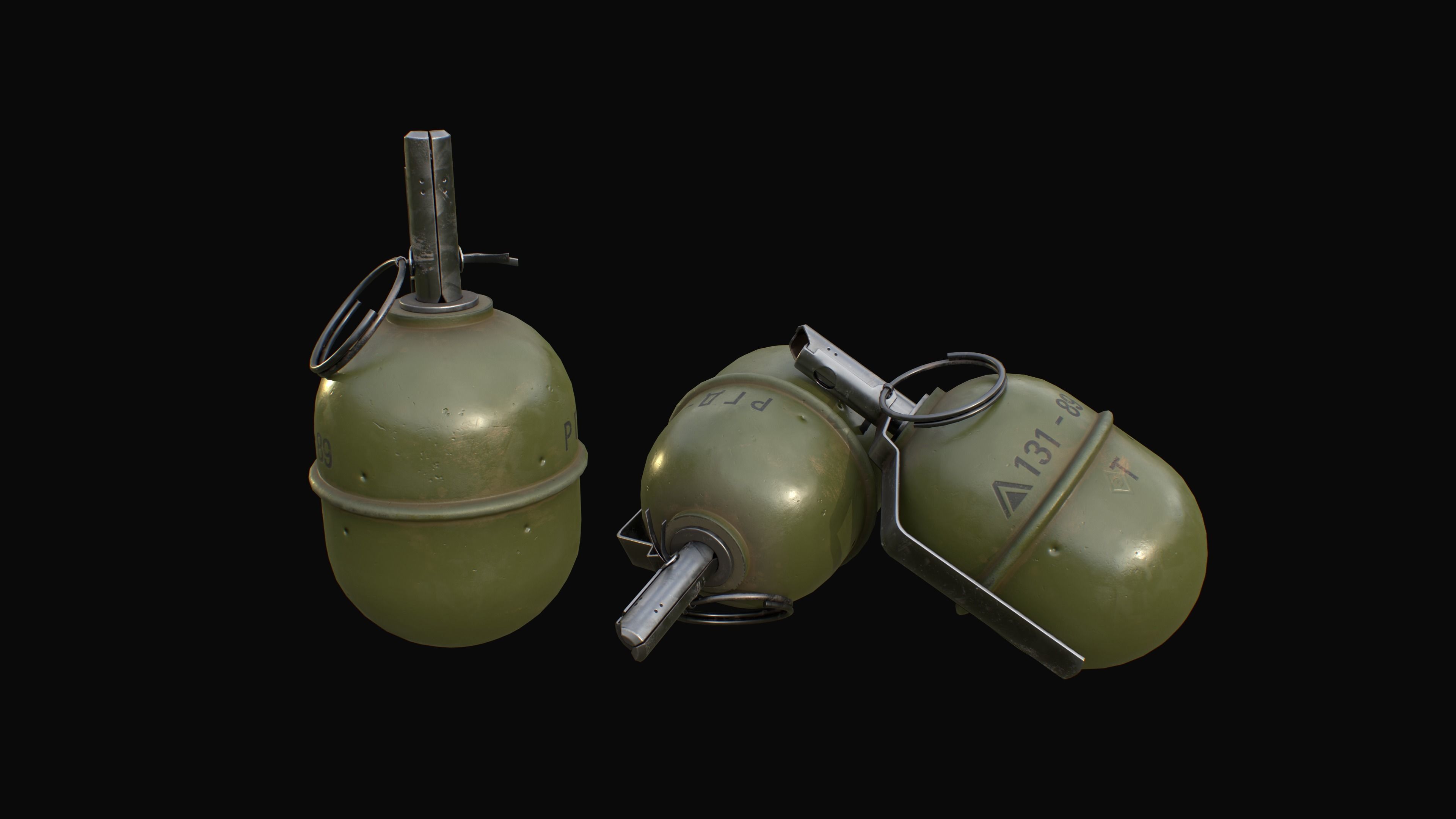 3D model Soviet hand Grenade RGD-5 VR / AR / low-poly | CGTrader