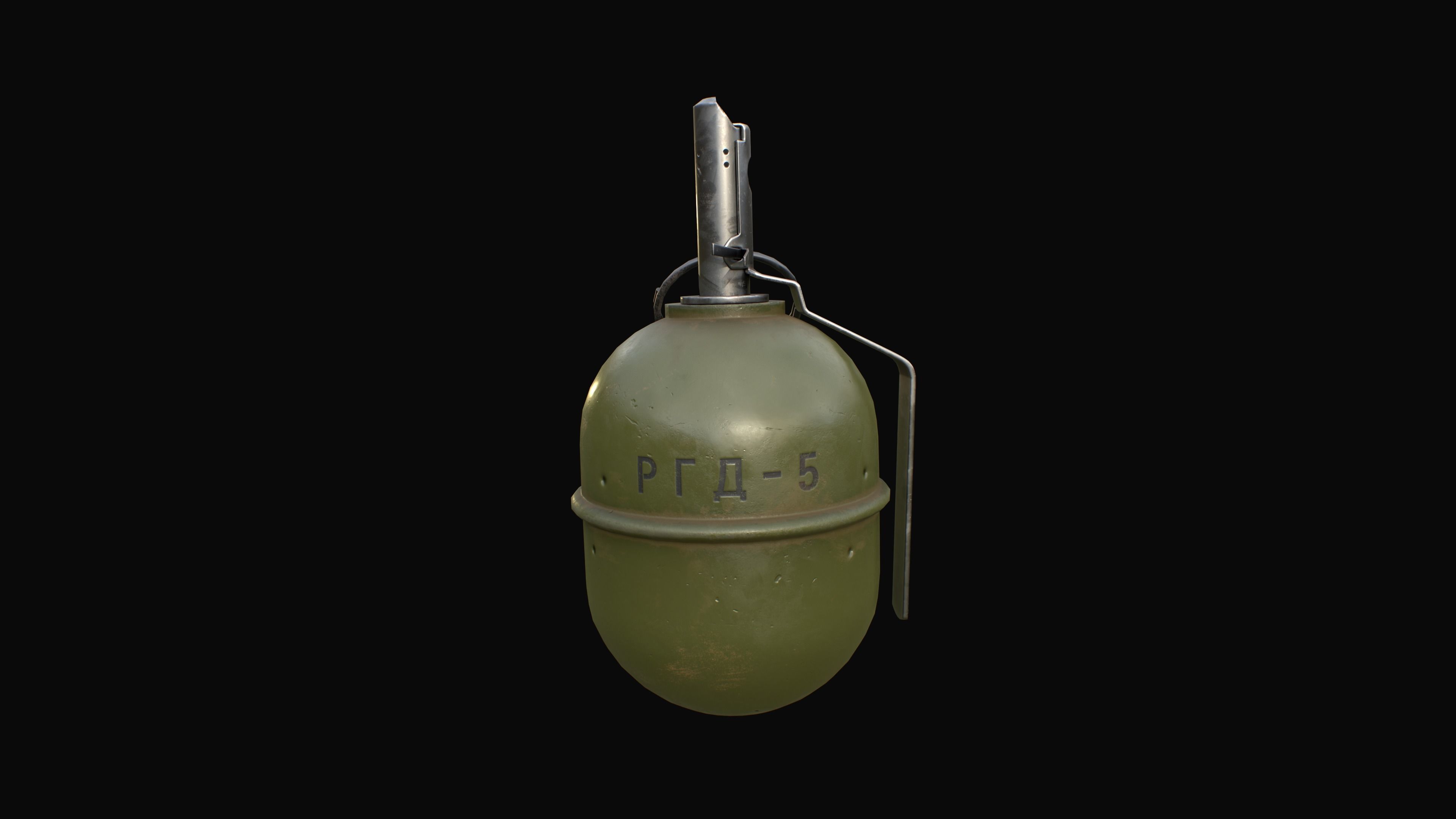 3D model Soviet hand Grenade RGD-5 VR / AR / low-poly | CGTrader