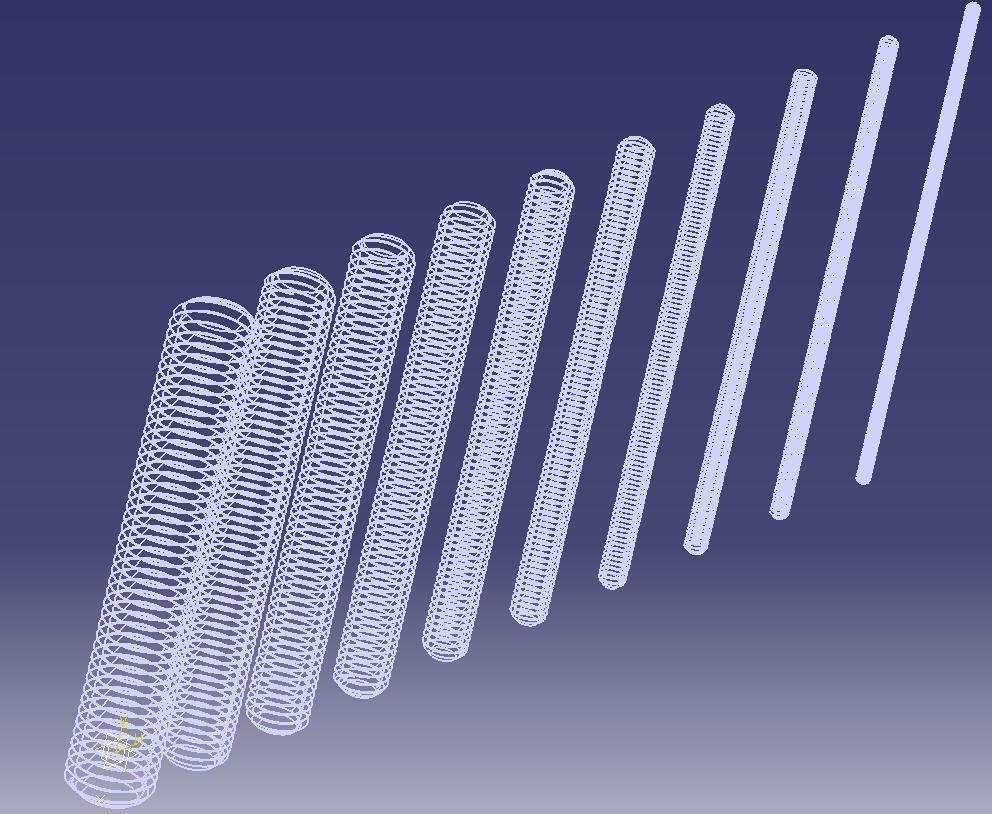 M3 to M20 x 120mm Threaded Bars 3D model 3D printable | CGTrader