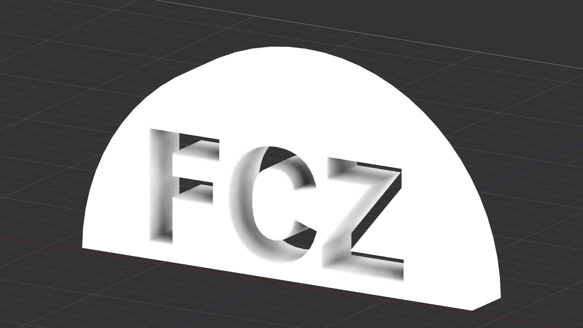 FCZ Zurich Fussball 3D model 3D printable | CGTrader