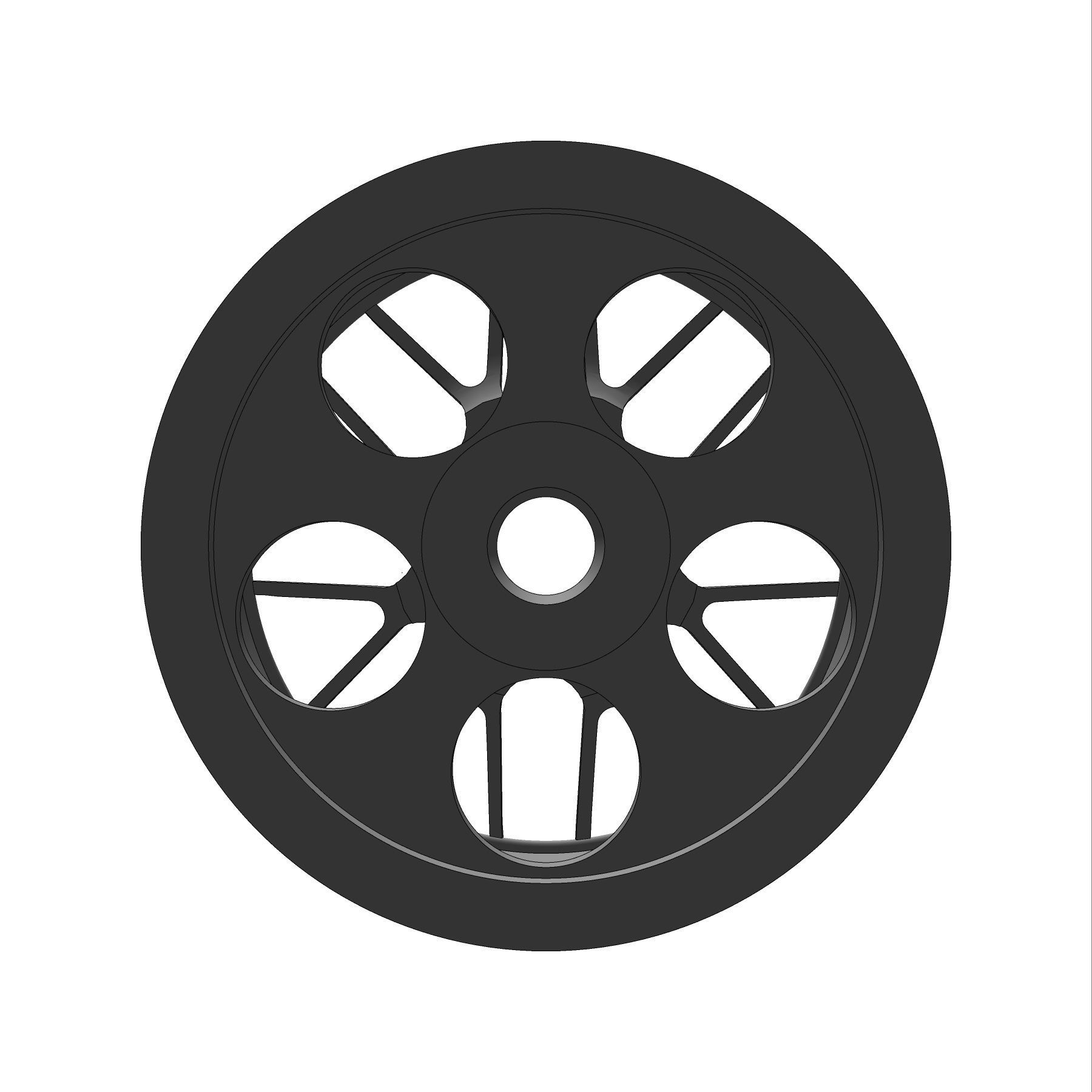 BBS Style 127 164 RIMS FOR HOTWHEELS 3D print model 3D model 3D ...