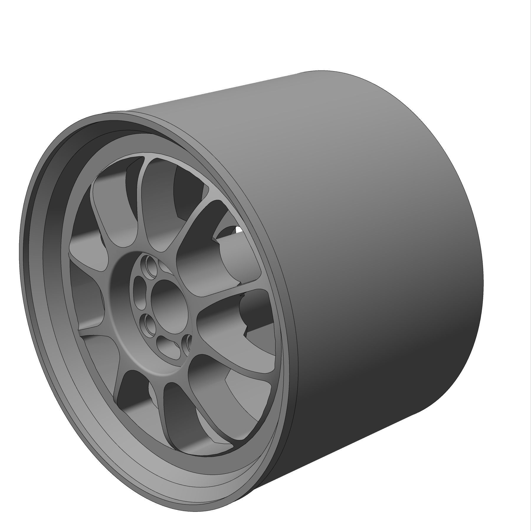 TR Motorsport FF10 164 RIMS FOR HOTWHEELS 3D print model 3D model 3D ...